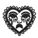 Crying Heart PES Embroidery File // PES File / Traditional Tattoo ...