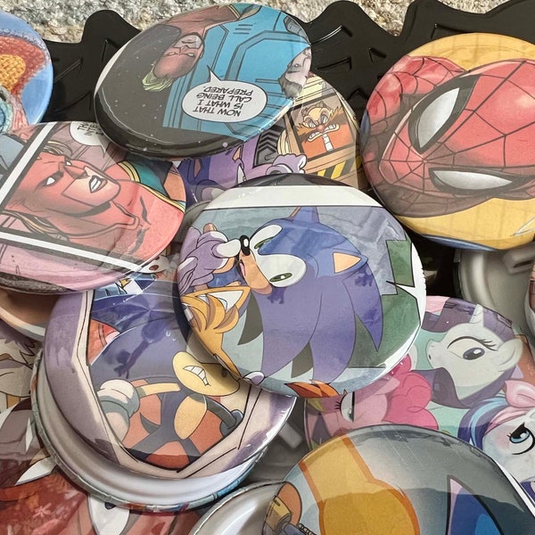Superhero Buttons - Etsy