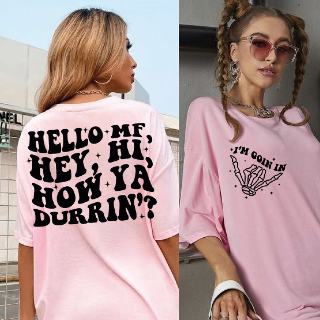 Hello MF Hey Hi How Ya Durrn Svg PNG Lwayne Weezy Baby - Etsy Canada