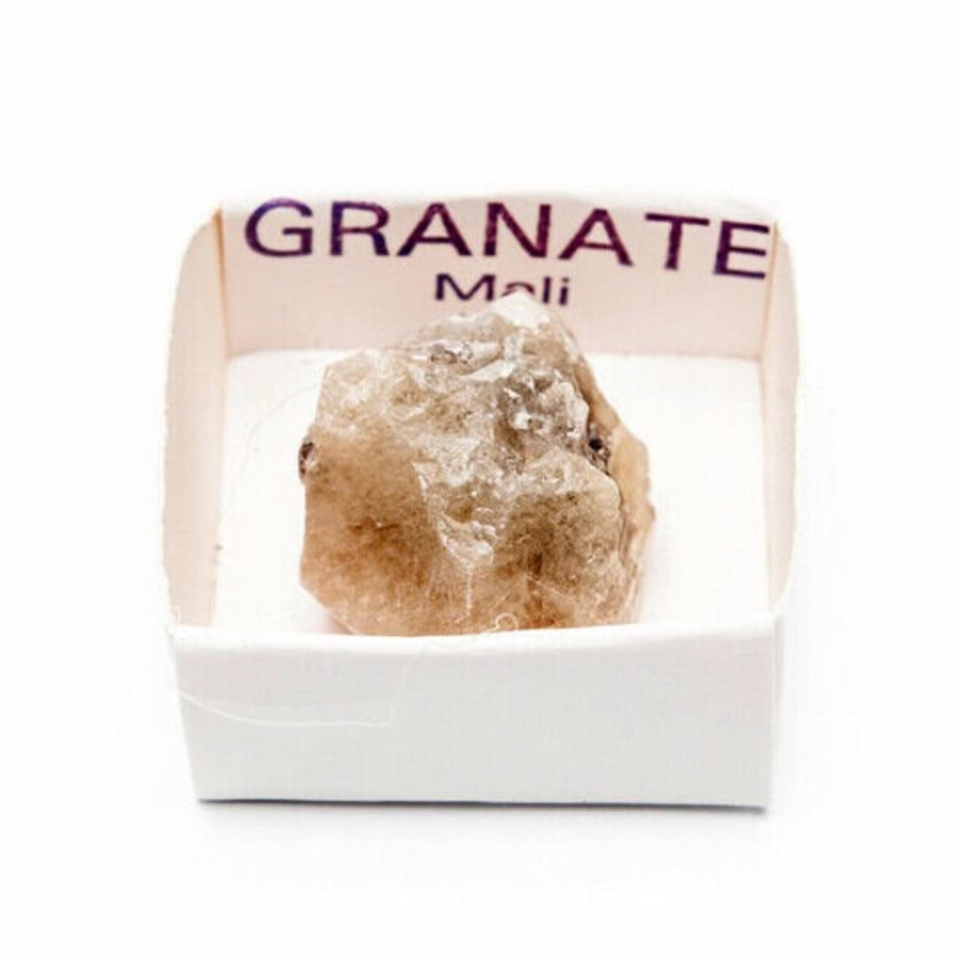 Garnet in Collection Box 4x4 mali / Box of Collection - Etsy