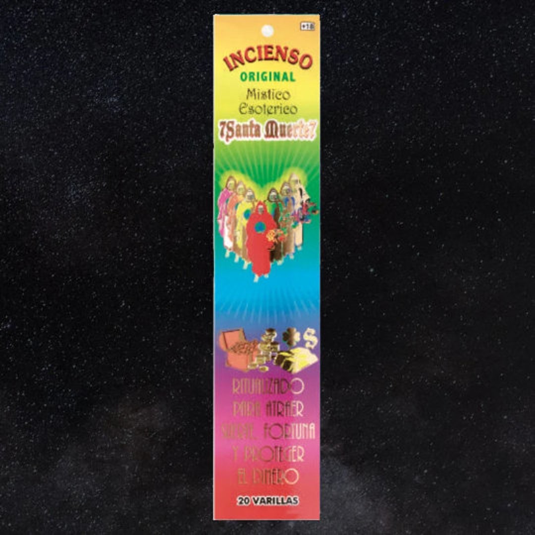 Incense Sticks Santa Muerte 7 Colors / Holy Death Incense - Etsy