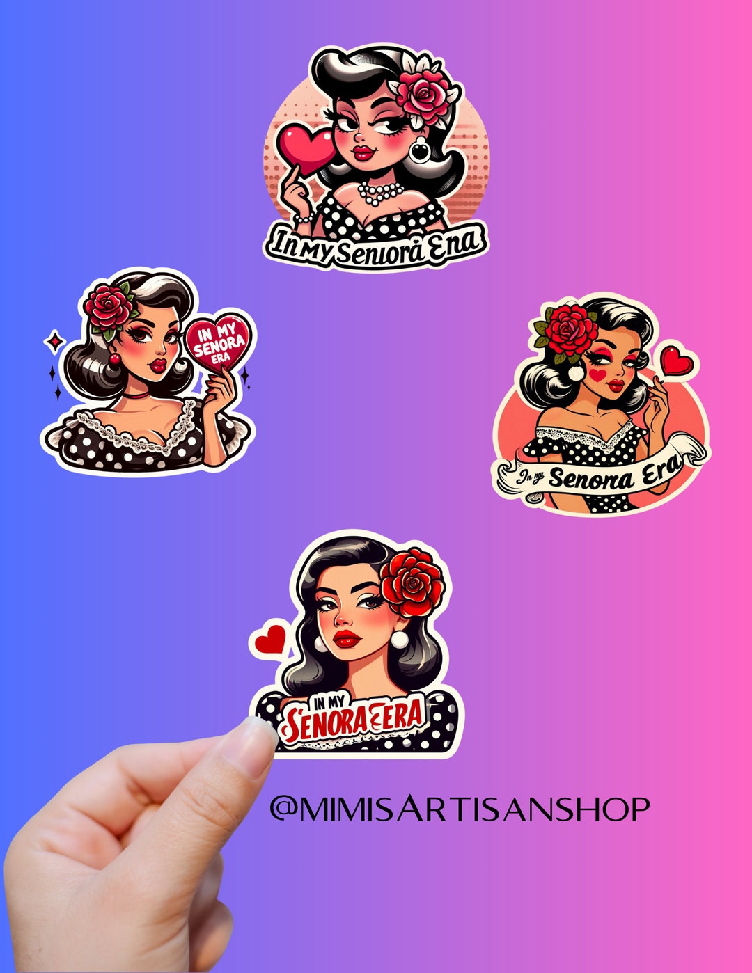 In My Senora Era Sticker, Sticker Pack , - Etsy