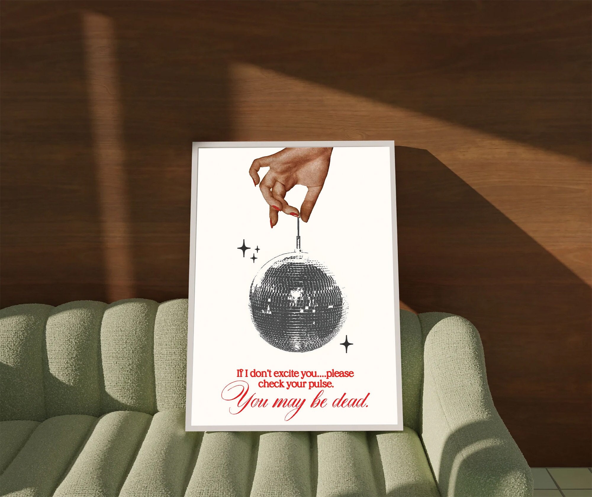 Trendy Wall Art, Check Your Pulse Wall Art, Digital Download Print ...