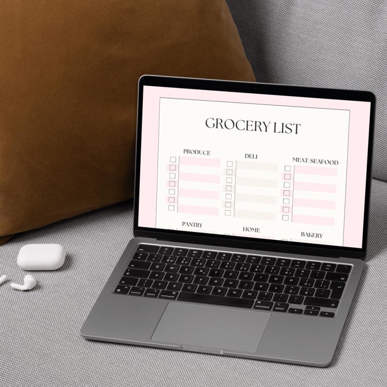 Get Organized. Printable Grocery List for Effortless Shopping ...