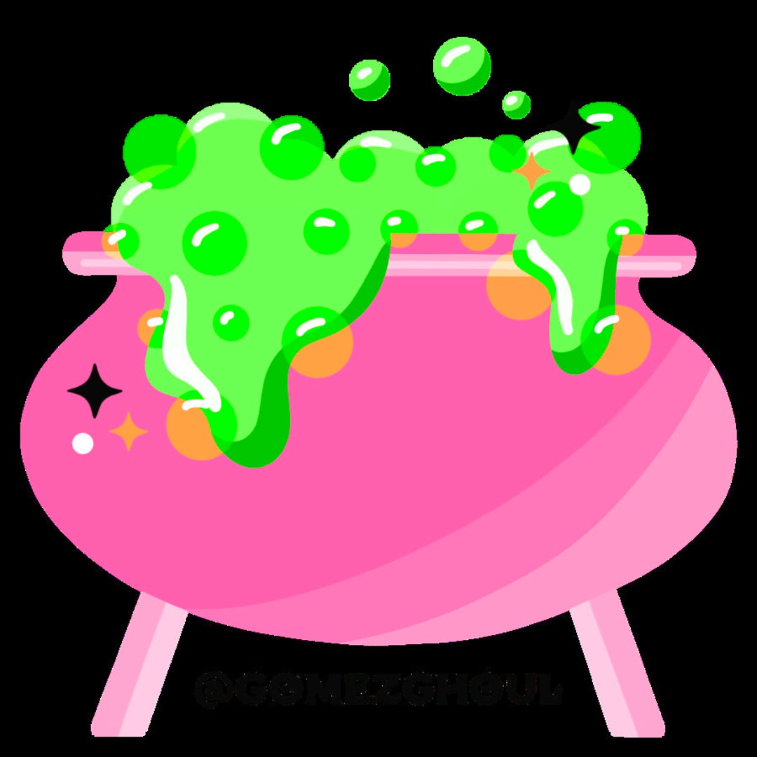 Pink Cauldron Sticker - Etsy
