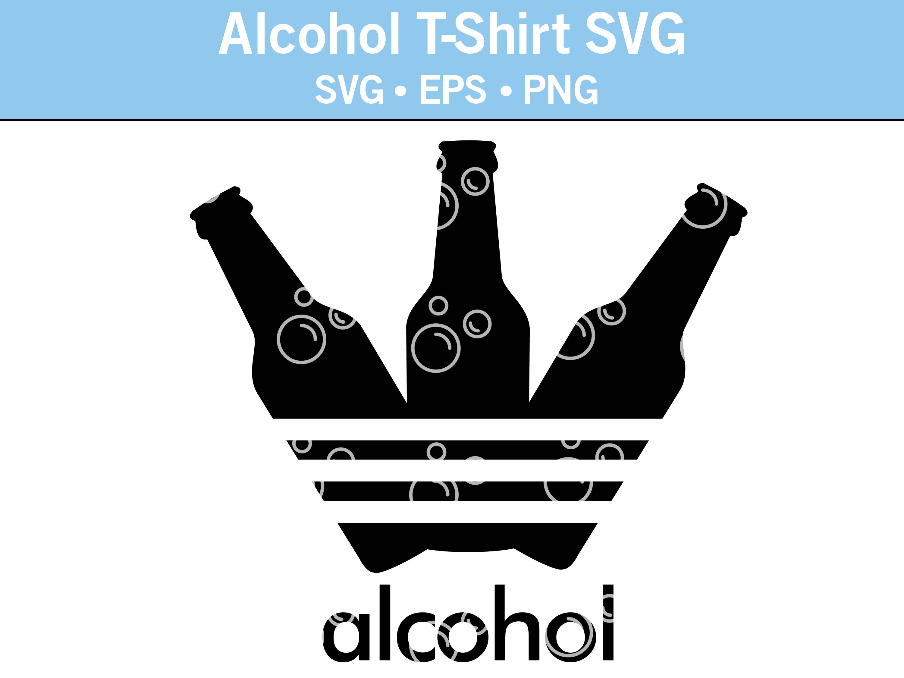 Alcohol Funny Parody T-shirt SVG, Drinking T-shirt SVG, Parody Design ...