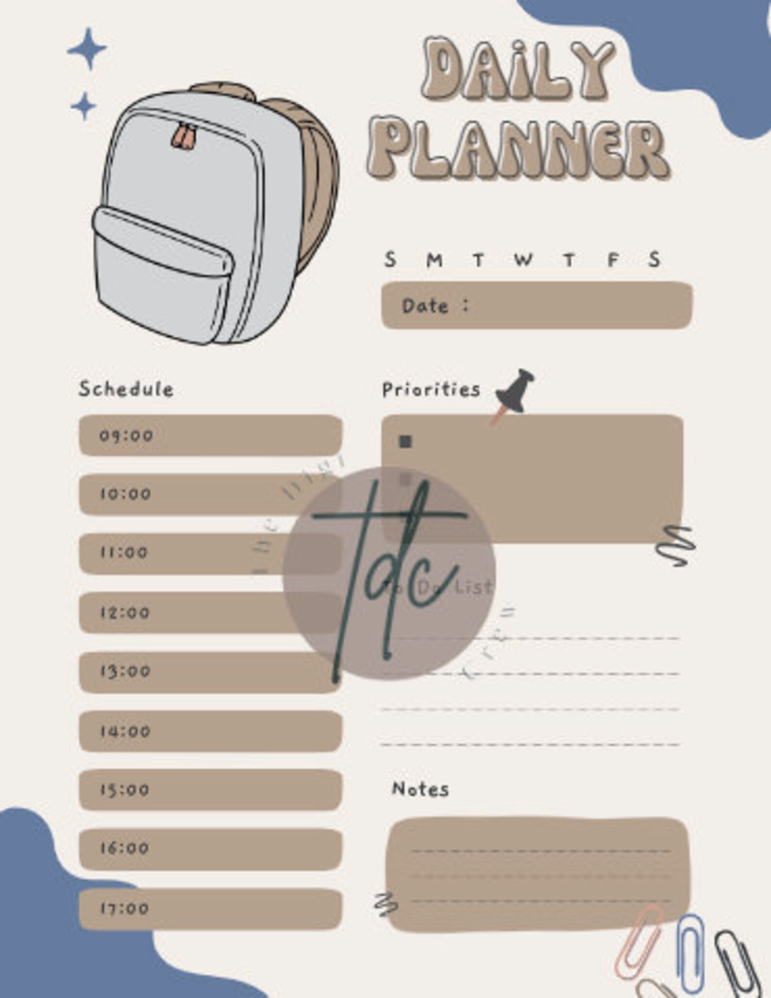 Kids Daily School Checklist Schedule Printable, Editable Chore Chart ...