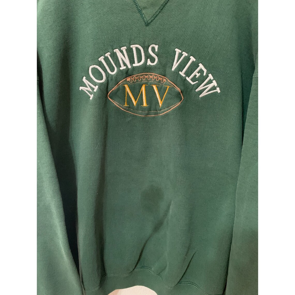 Vintage Santee Mounds View Football Embroider Crewneckvintage Tshirt - Etsy