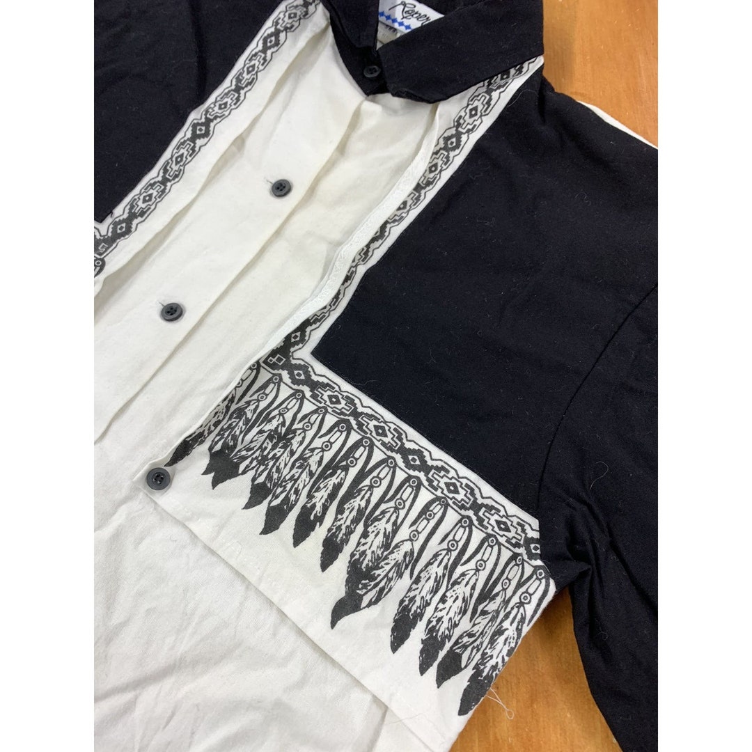 Vintage Roper Westernwear Button up Feather Ranchero Shirt - Etsy