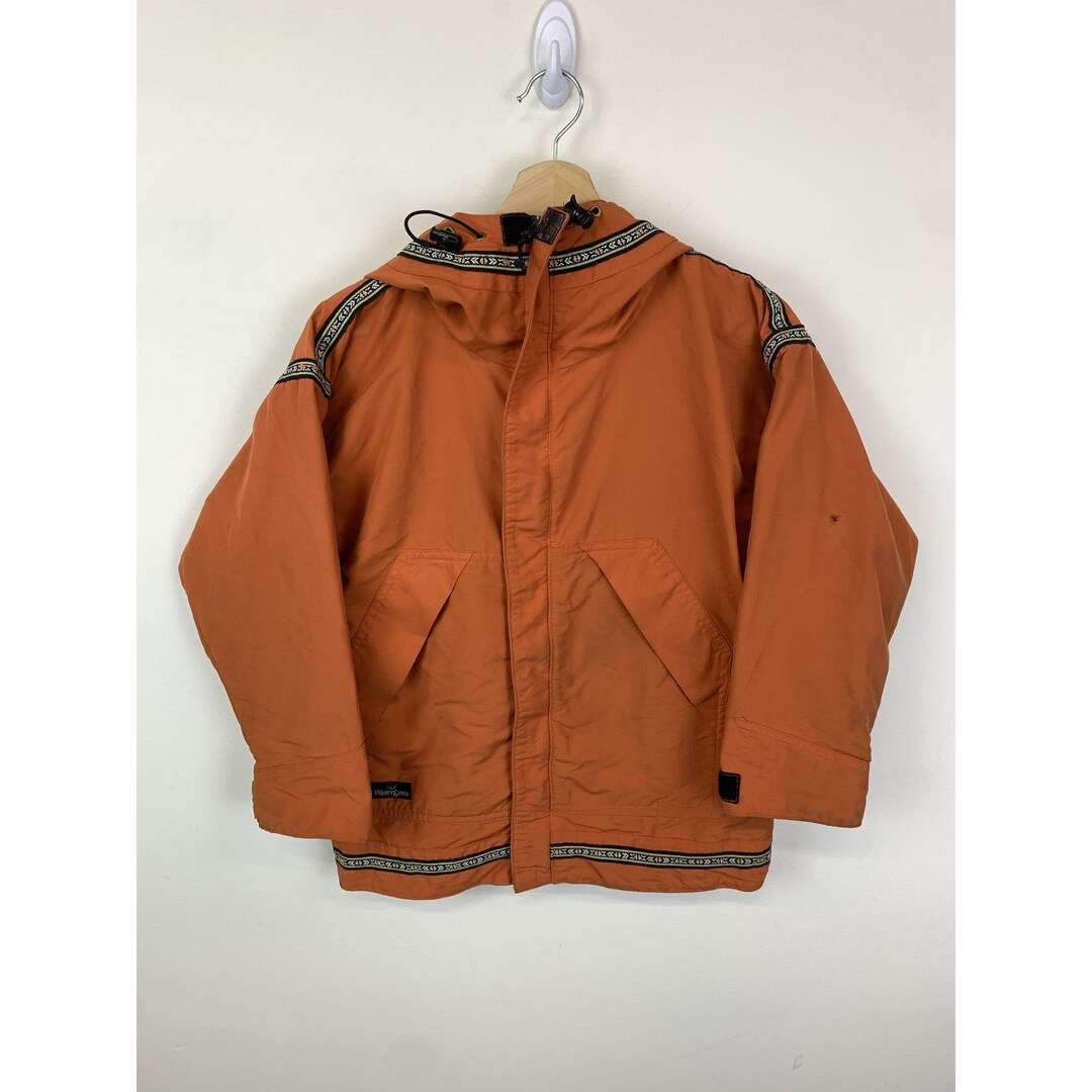 Vintage Wintergreen Jacket 1990s Wintergreen Orange Tape Zip Light ...