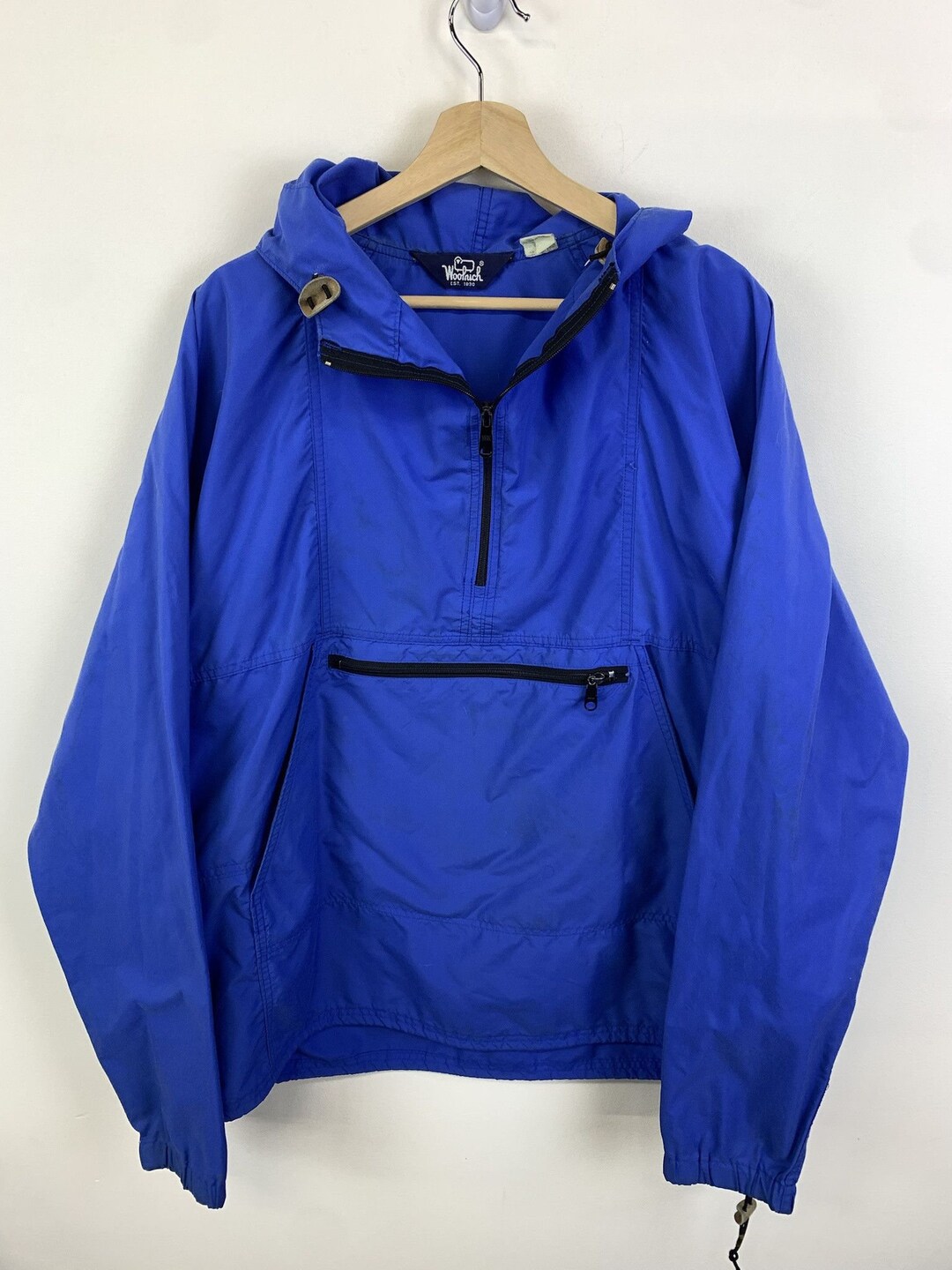 Vintage Woolrich Jacket 1990s Light Woolrich Anorak Jacket Size XL ...