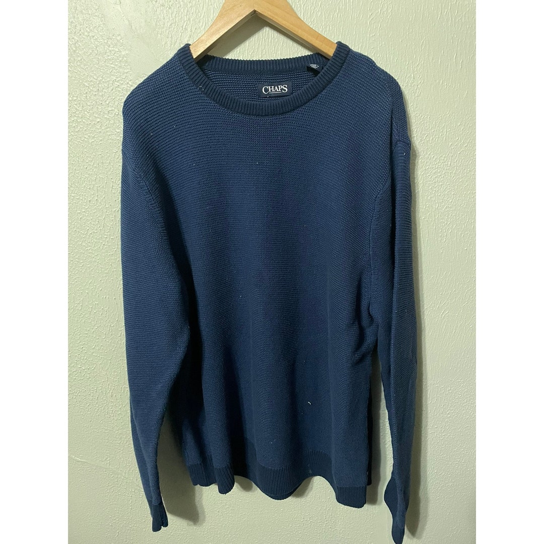 Vintage Blue Frame Knit Sweater Vintage Rare Find Gift for Her Gift for ...