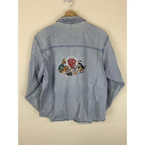 Vintage 90s Looney Tunes Tweety Bird Full Cast Embroi… - Gem