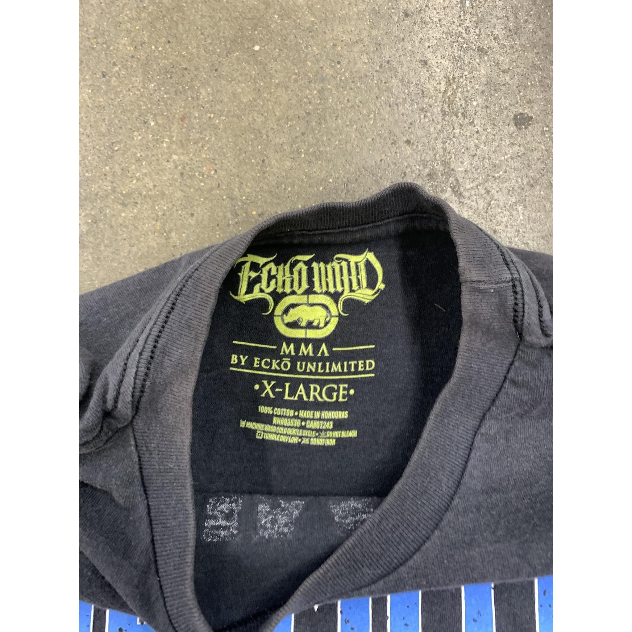 Vintage Ecko Unltd 2000s Ecko Unlimited MMA TKO Team Ecko Tee Shirt Size XL Vintage Y2k Ecko Tee ...