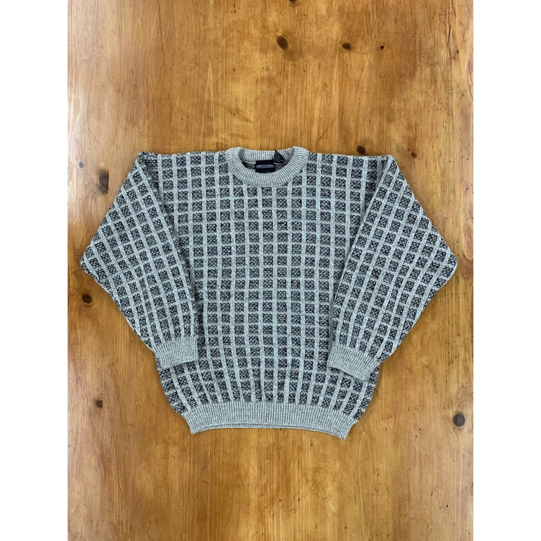 Vintage Italian Heather Knit Sweater - Etsy
