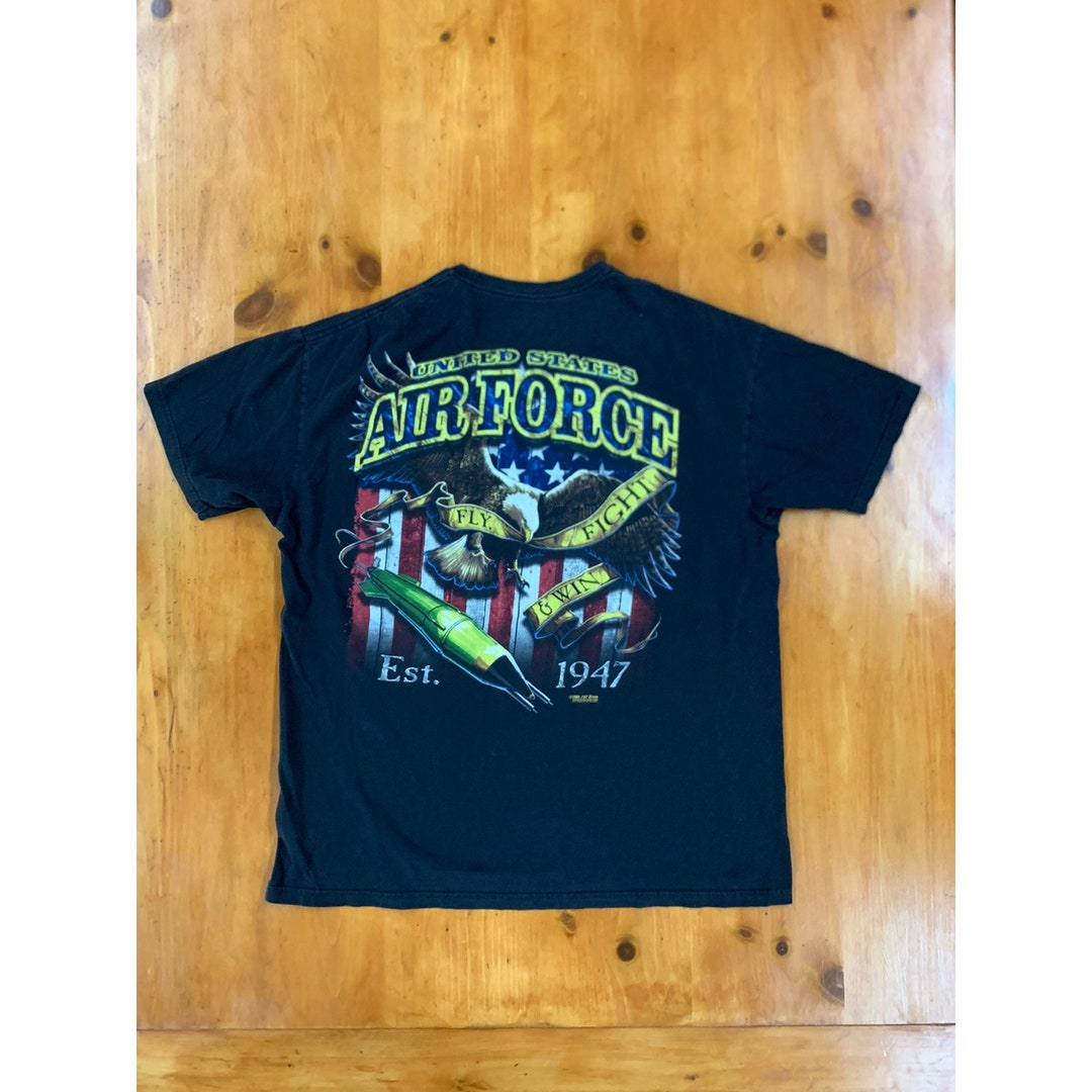Vintage US Air Force Missile Tee - Etsy Vintage US Air Force Missile Tee - Etsy