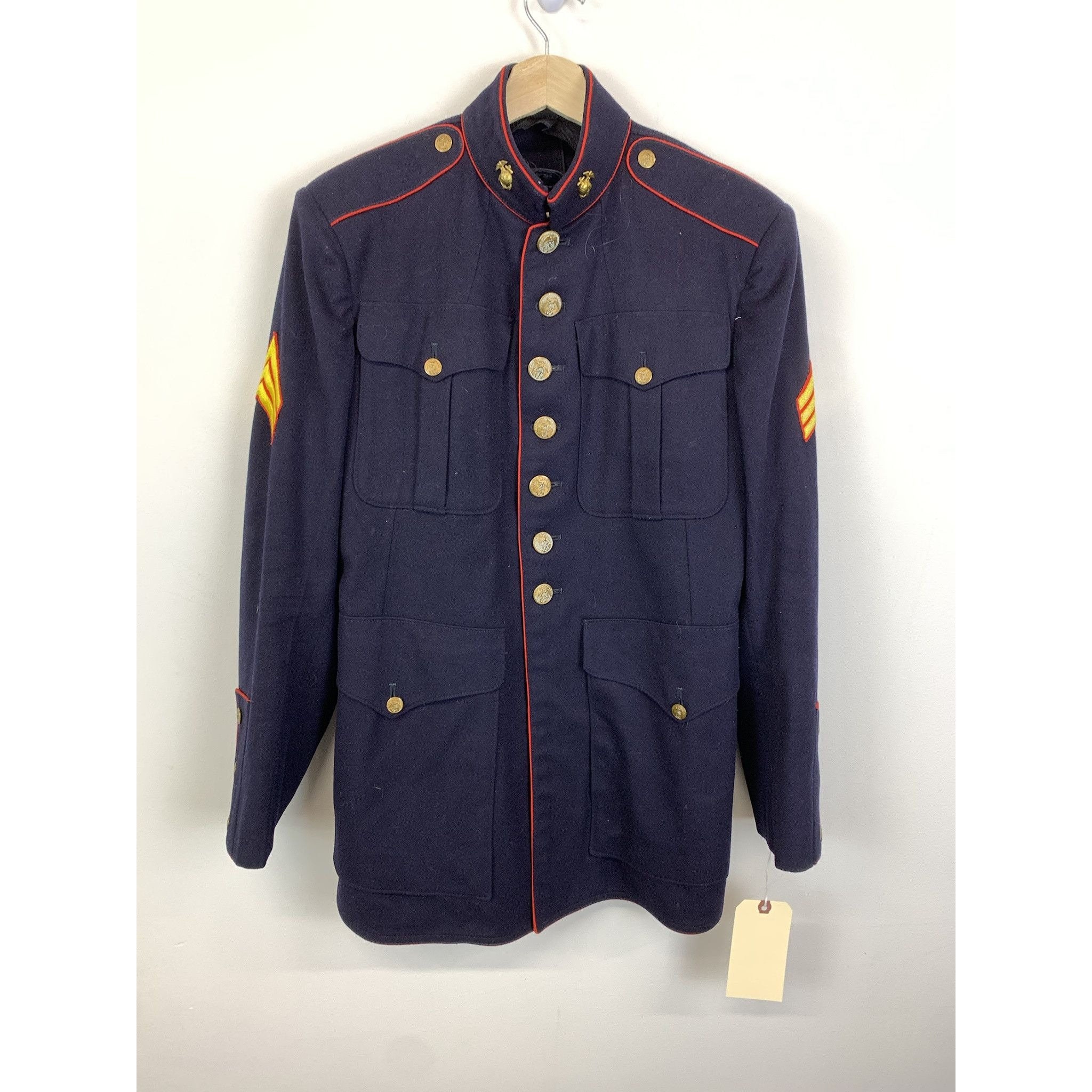 Vintage 1940s Naval Dress Uniform Coat World War 2 Military Naval Dress ...