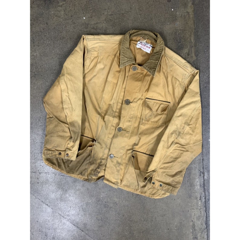 Vintage 1980s Flacon Duxbak Canvas Hunting Jacket 70s 80s 90s Coat - Etsy