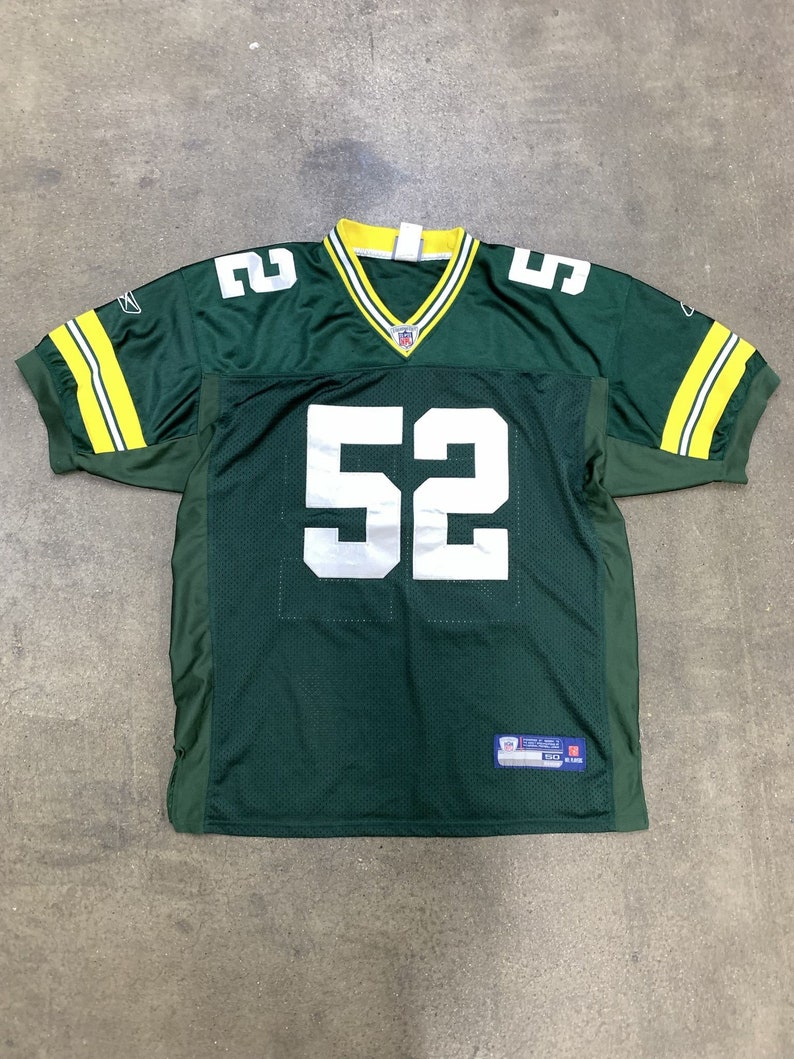 Vintage Clay Matthews Packers Jersey # 52 Green Bay Packers Football ...