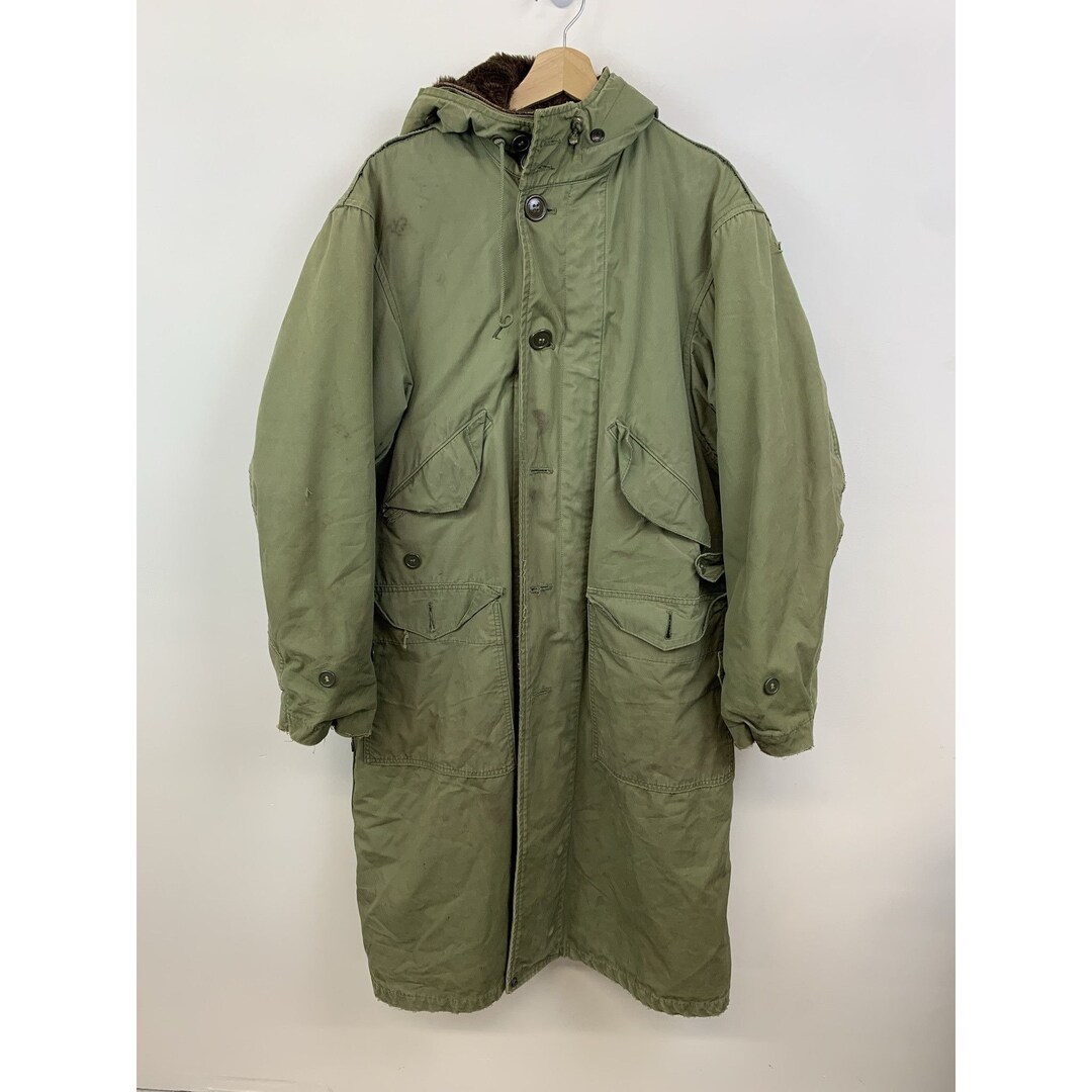 Vintage 1945 Military USMC Extreme Cold Fur Lined Parka Overcoat Size L ...