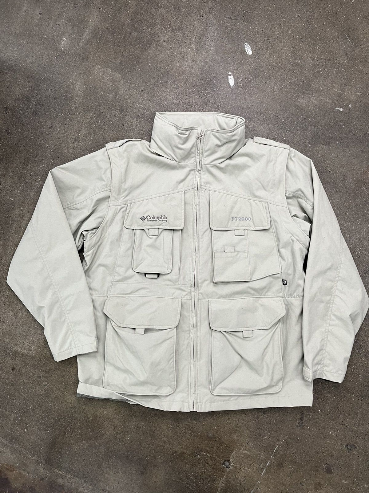 Vintage Columbia Jacket 1990s Removable Sleeve Jacket Size L Vintage Columbia Jacket 1990s Removable Sleeve Jacket Size L