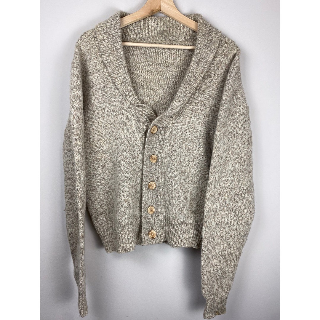 Vintage Cowl Neck Knit Cardigan Vintage Rare Find Gift for Her Gift for ...