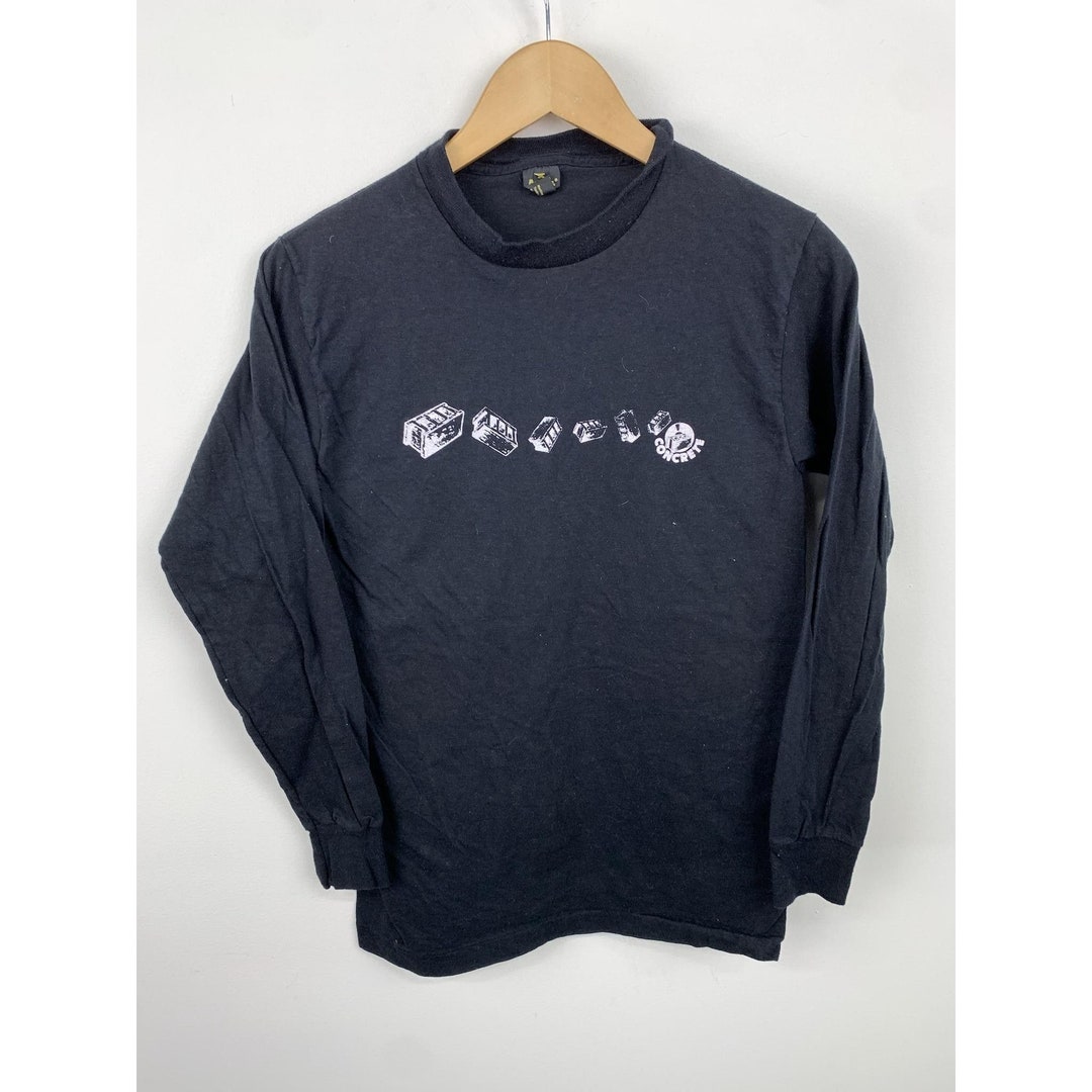 Vintage 1970s Music Concrete Records Label Music Production Longsleeve ...