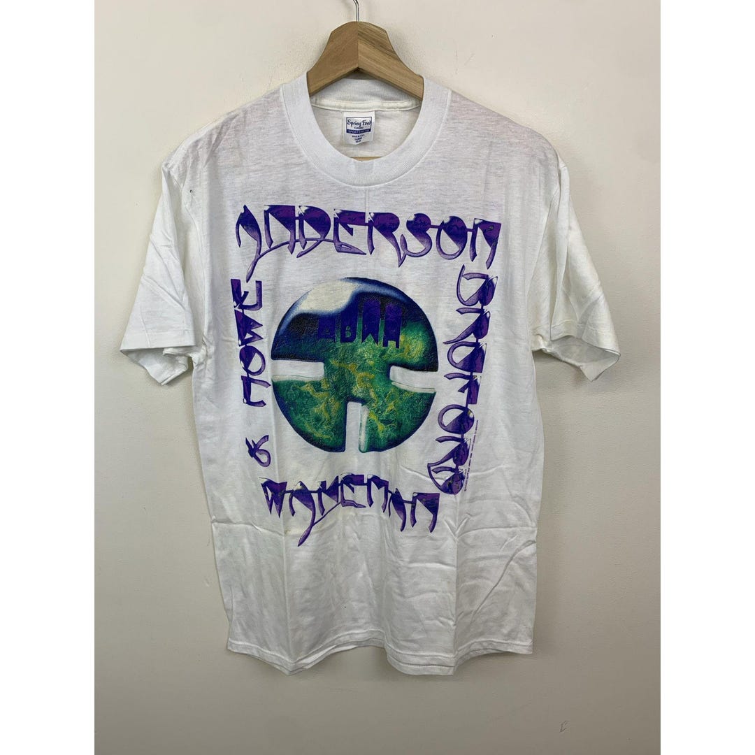 Vintage Anderson Bruford Wakeman Howe ABWH 1980s Yes Single Stitch Tour ...