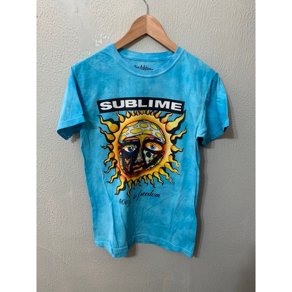 Vintage Sublime 40 Oz to Freedom Sun Face Tee - Gem