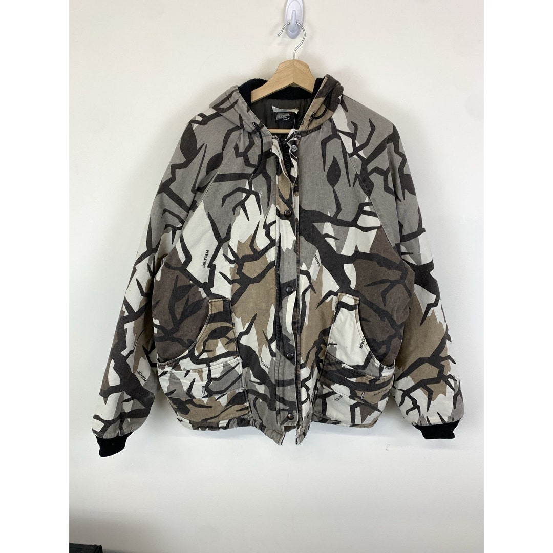 Vintage 1970s Predator Camo Work Jacket Hunting Coat Size XL Mens ...