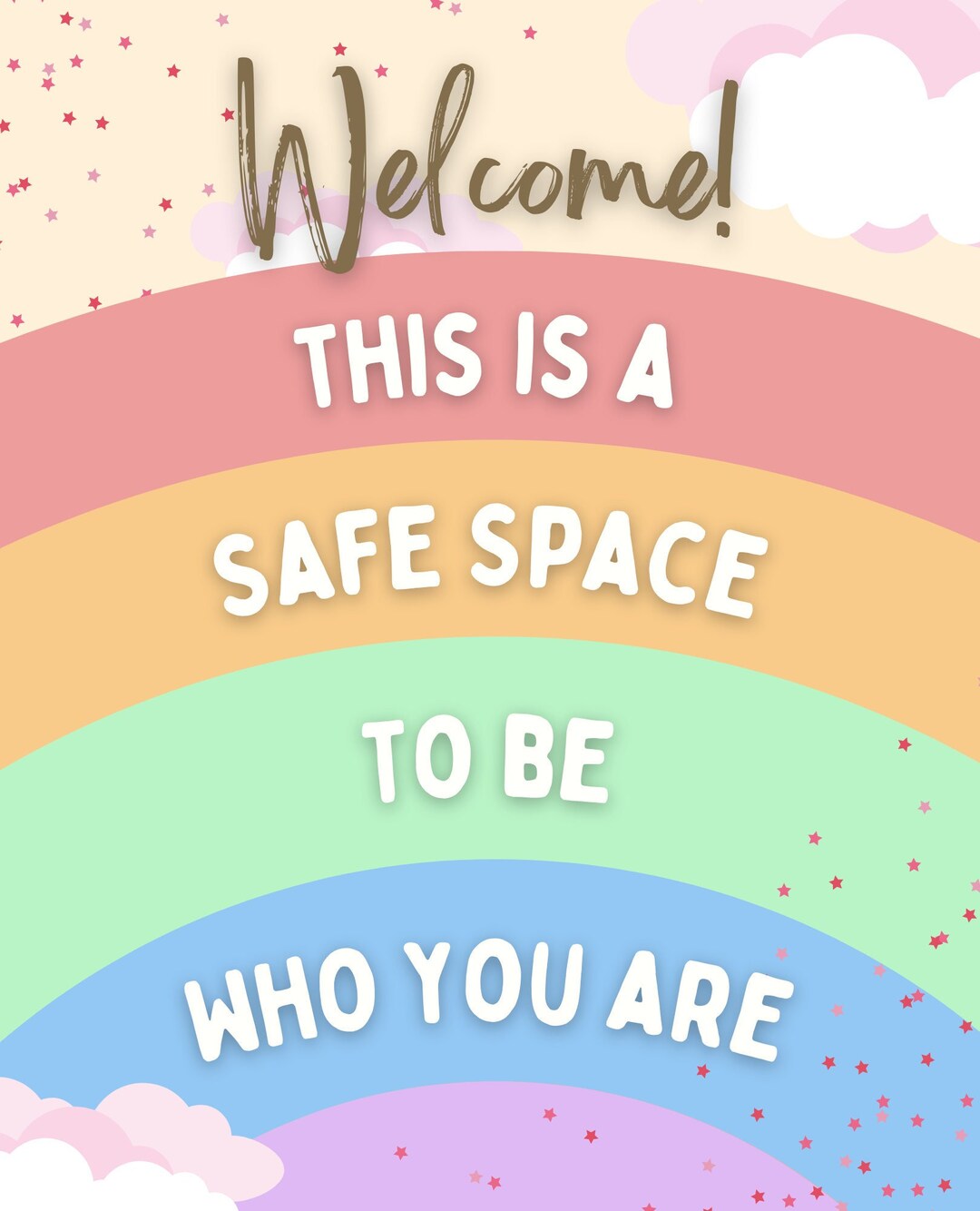 Welcome Poster - Etsy