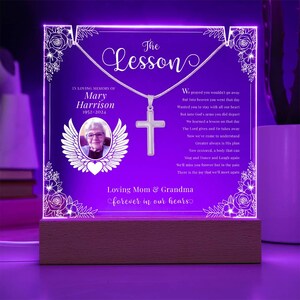 Memorial Gift for Loss of Mother, Personalized Memorial Jewelry ...