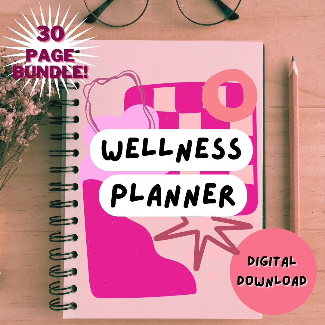 Wellness Planner, Self-care Printable, Wellness Planner Printable ...