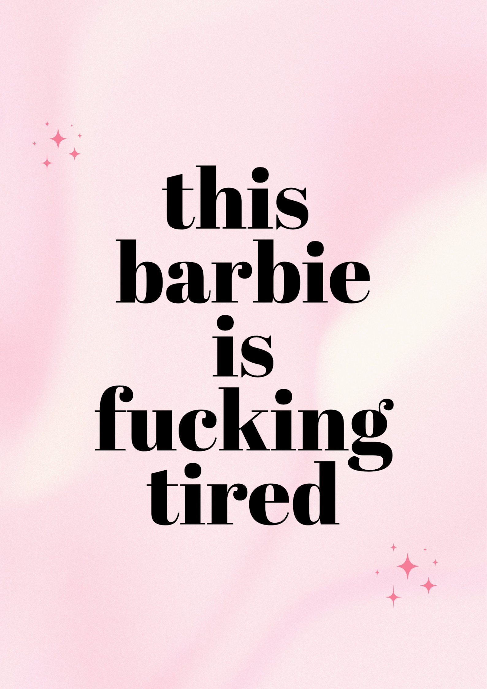 This Barbie is Fg Tired Digital Download - Etsy Canada