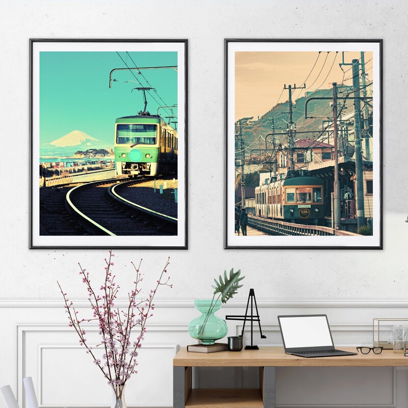 Japanese Subway Poster - Etsy