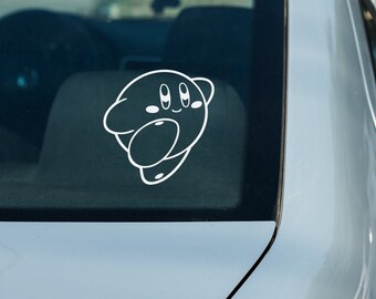 Kirby Car Window Decal - Etsy