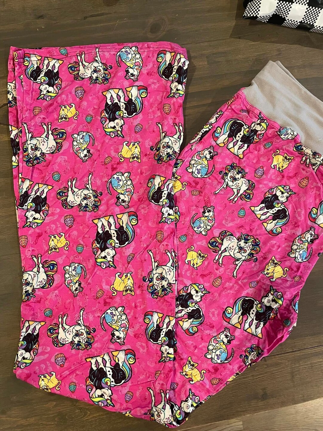 Rainbow Lisa Frank Inspired Horse Bamboo Pajama Pants - Etsy