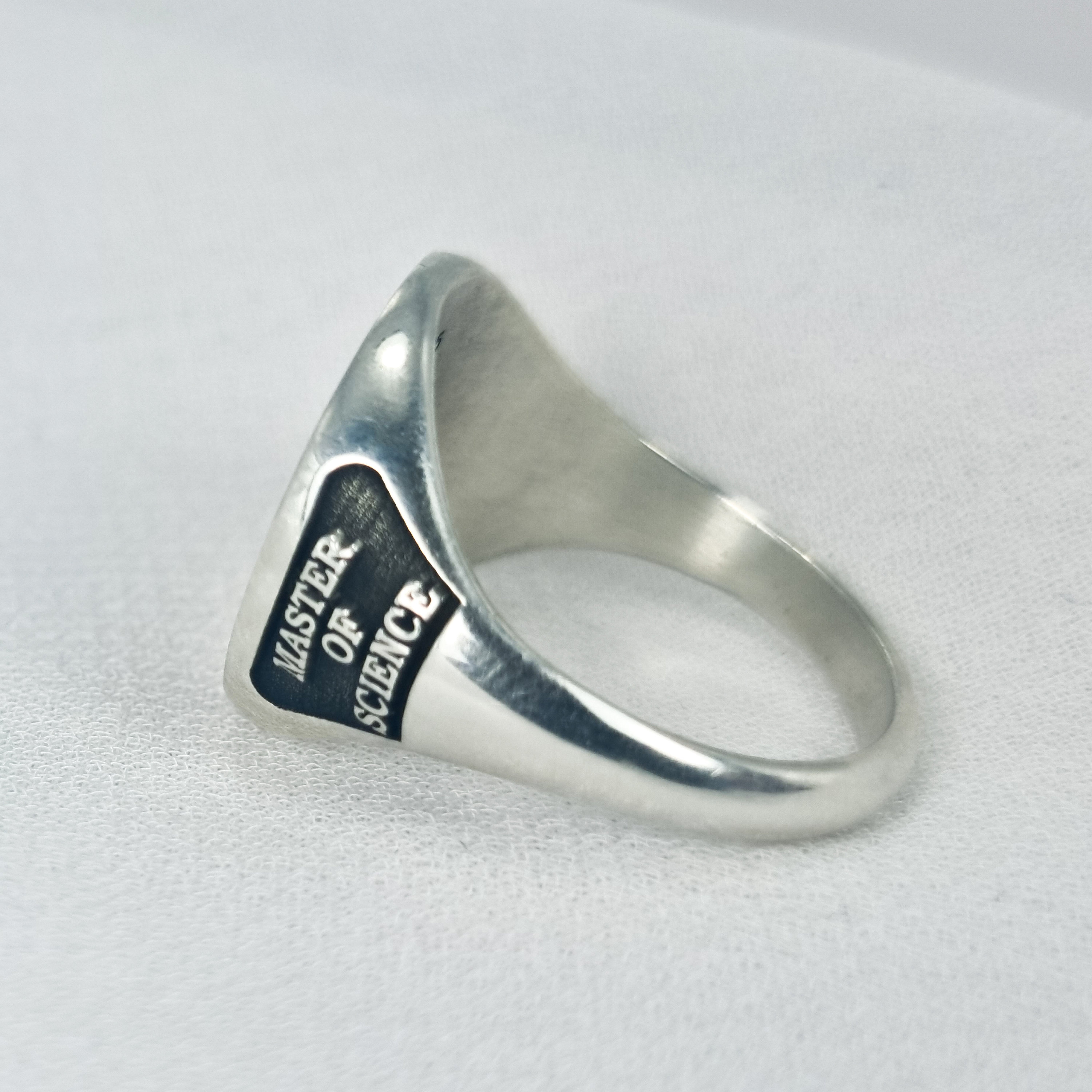 University Ring, Custom 10K 14K 18K Solid Gold Coat of Arms Ring ...