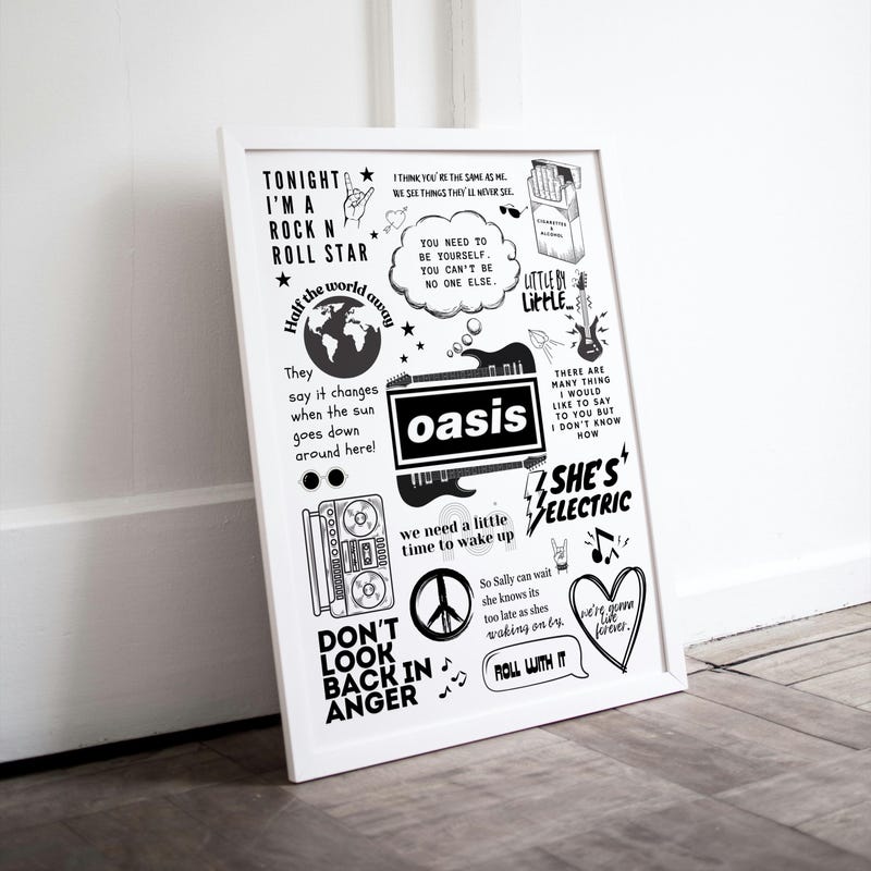 Oasis Poster - Etsy UK