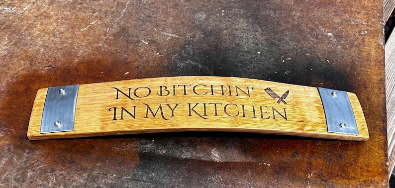 Custom Laser Engraved Wine Barrel Stave Sign - Etsy