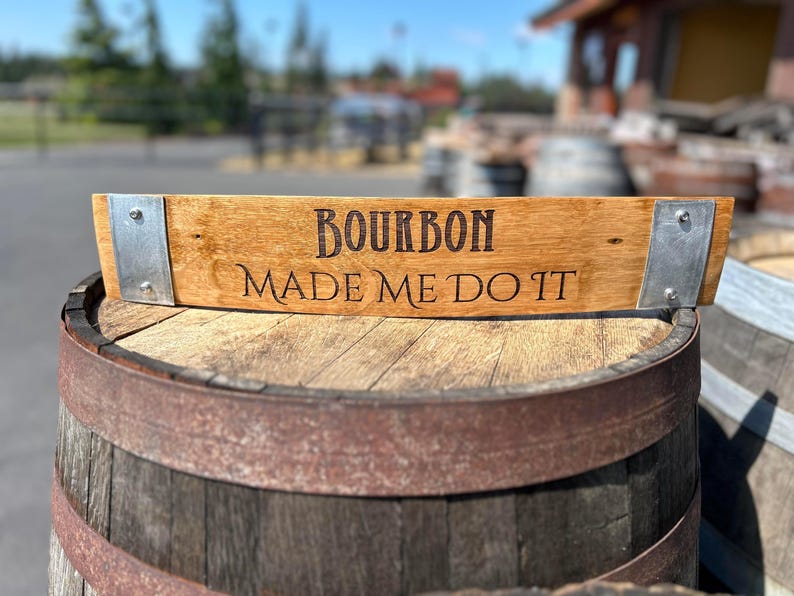 Custom Laser Engraved Wine Barrel Stave Sign - Etsy