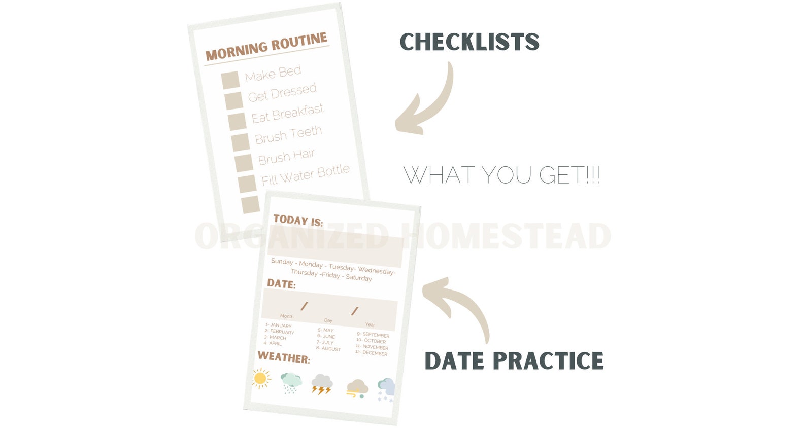 Morning Menu Template - Etsy