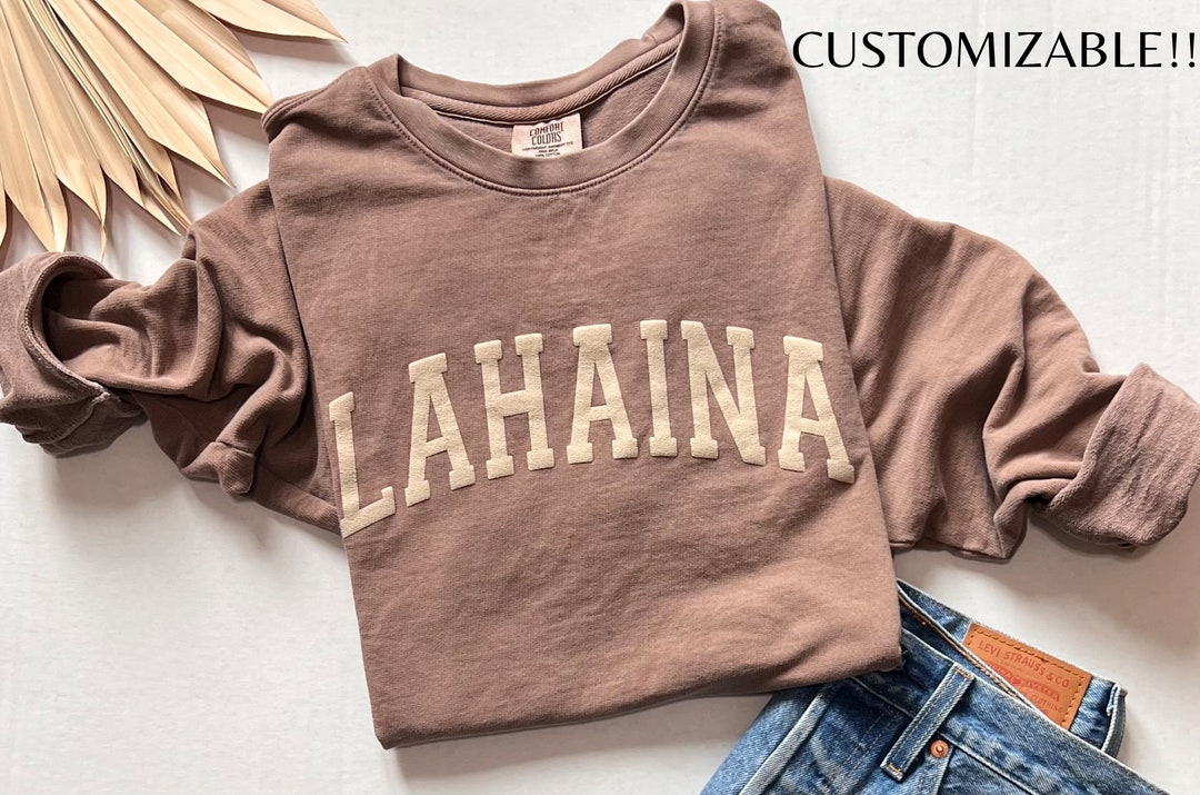 Custom Sweatshirt, Customizable Sweatshirt, Comfort Colors Sweatshirt ...