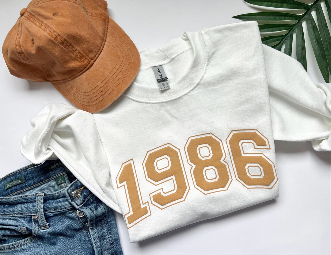 Custom Year Sweatshirt, Birthday Sweatshirt, Birth Year Sweatshirt ...