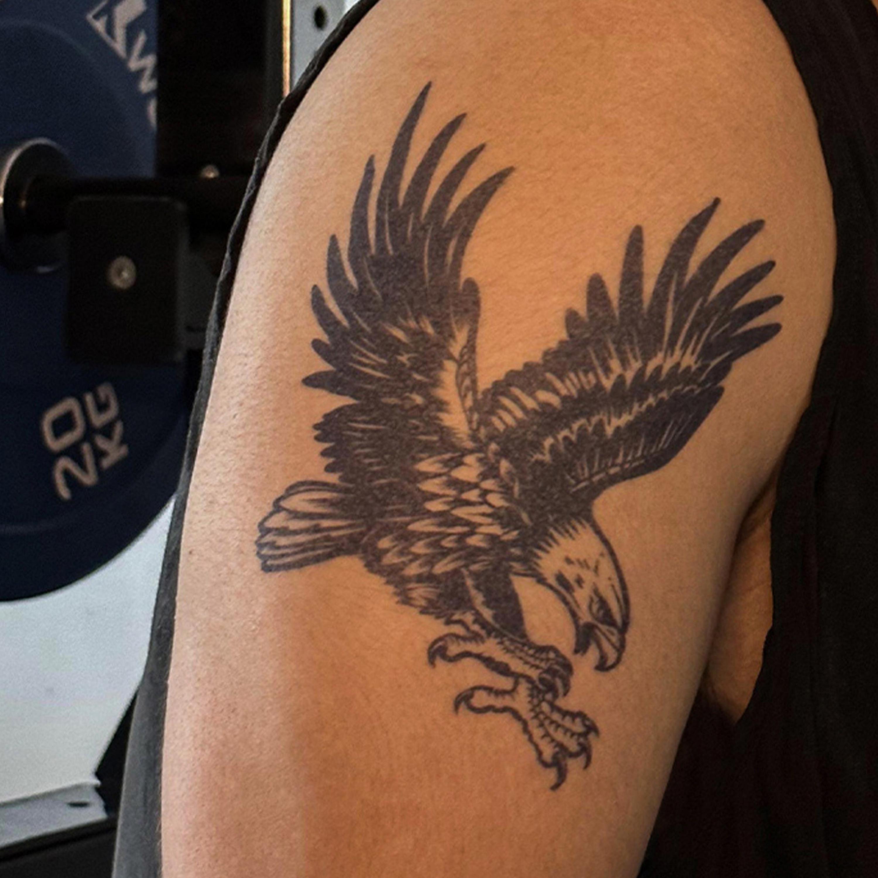 Adler Zeichen Tattoos Plüschdecke Tribal Indian Adler Tattoo