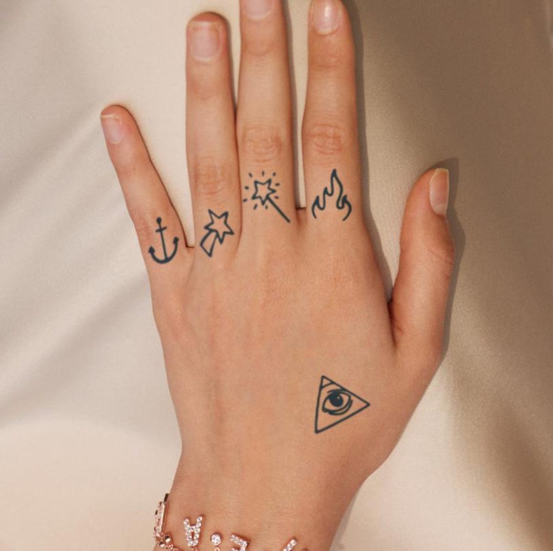 Semi Permanent Tattoo | Magical Finger Pack X8 | Last up to 2 Weeks ...