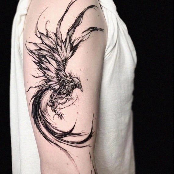 Rising Phoenix Tattoo Arm