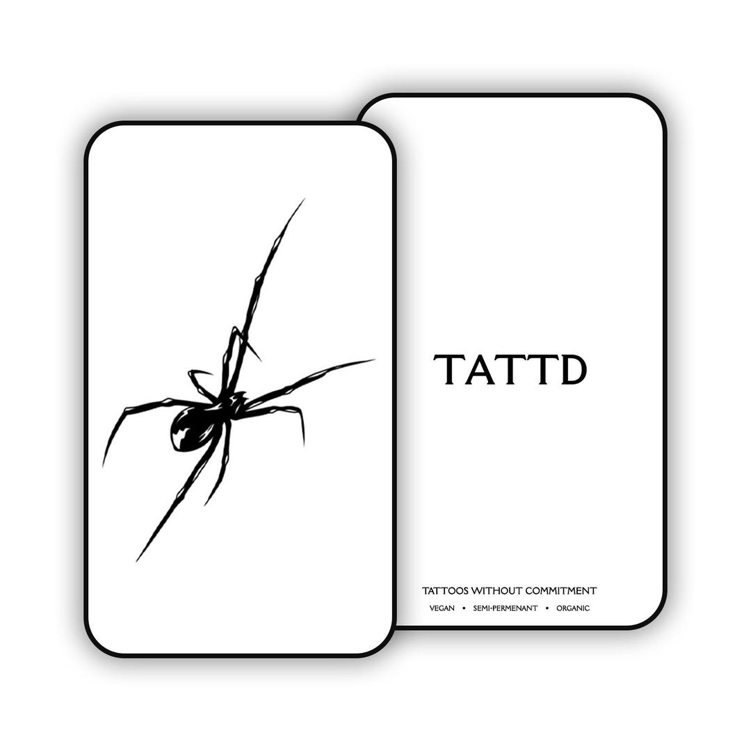 Semi Permanent Tattoo | SPIDER TATTOO | Last up to 2 Weeks | Vegan ...