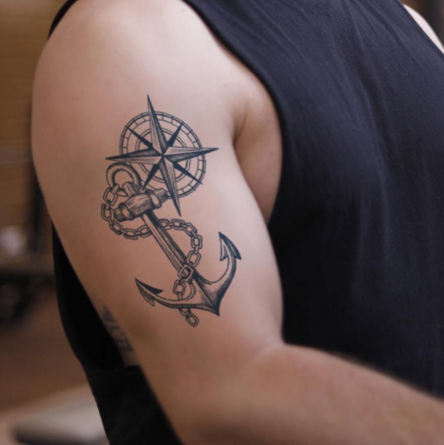 Large Compass Tattoos Big Compass Tattoo Ideas