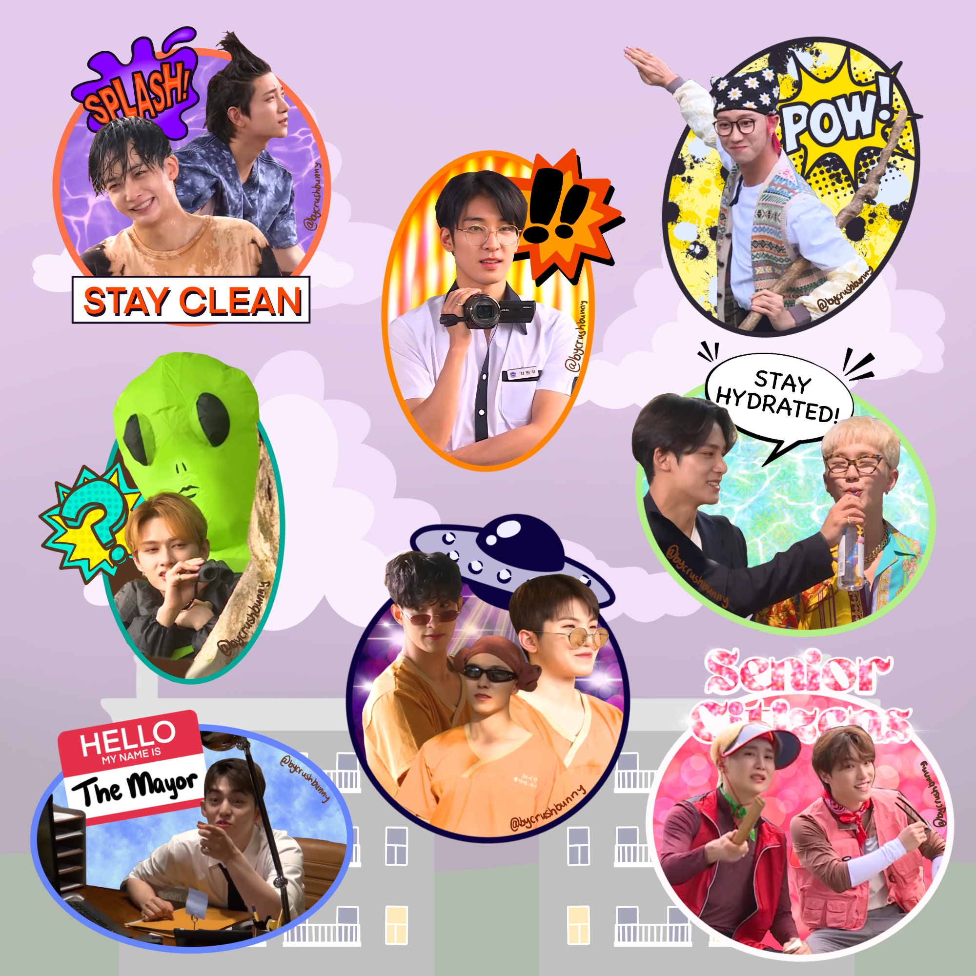 SEVENTEEN Kpop Stickers GOING SEVENTEEN - Etsy